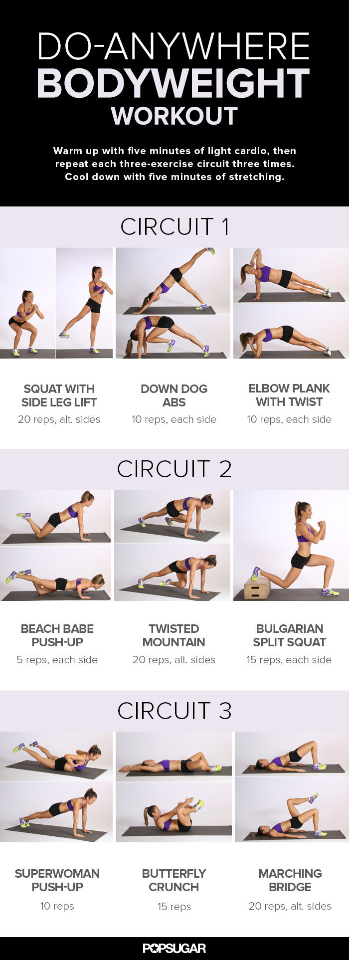 Fitness Health Well Being Summer Prep Do Anywhere Bodyweight