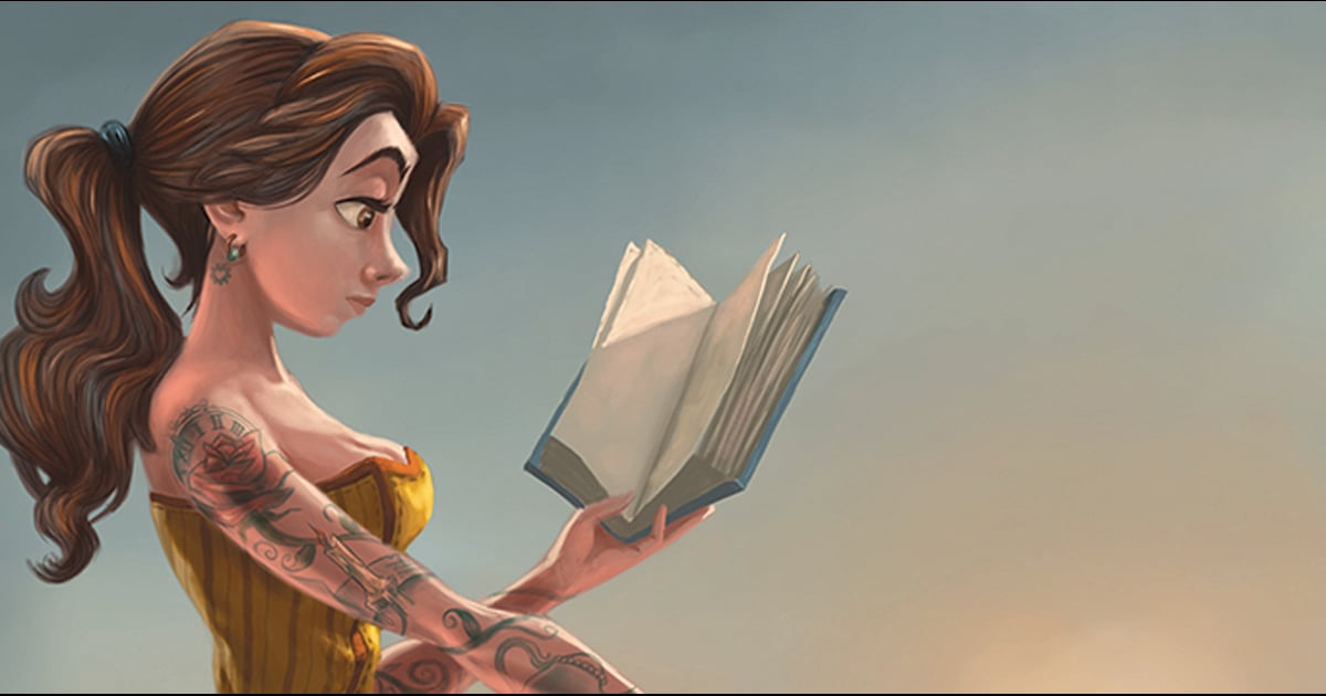 Disney Princesses Getting Tattoos Art Popsugar Love And Sex
