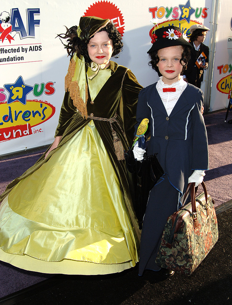 Dakota and Elle Fanning | See How Celeb Tots Have Spent Their Halloween ...