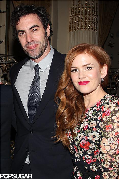 Isla Fisher was joined by her husband, Sacha Baron Cohen. | Worlds ...