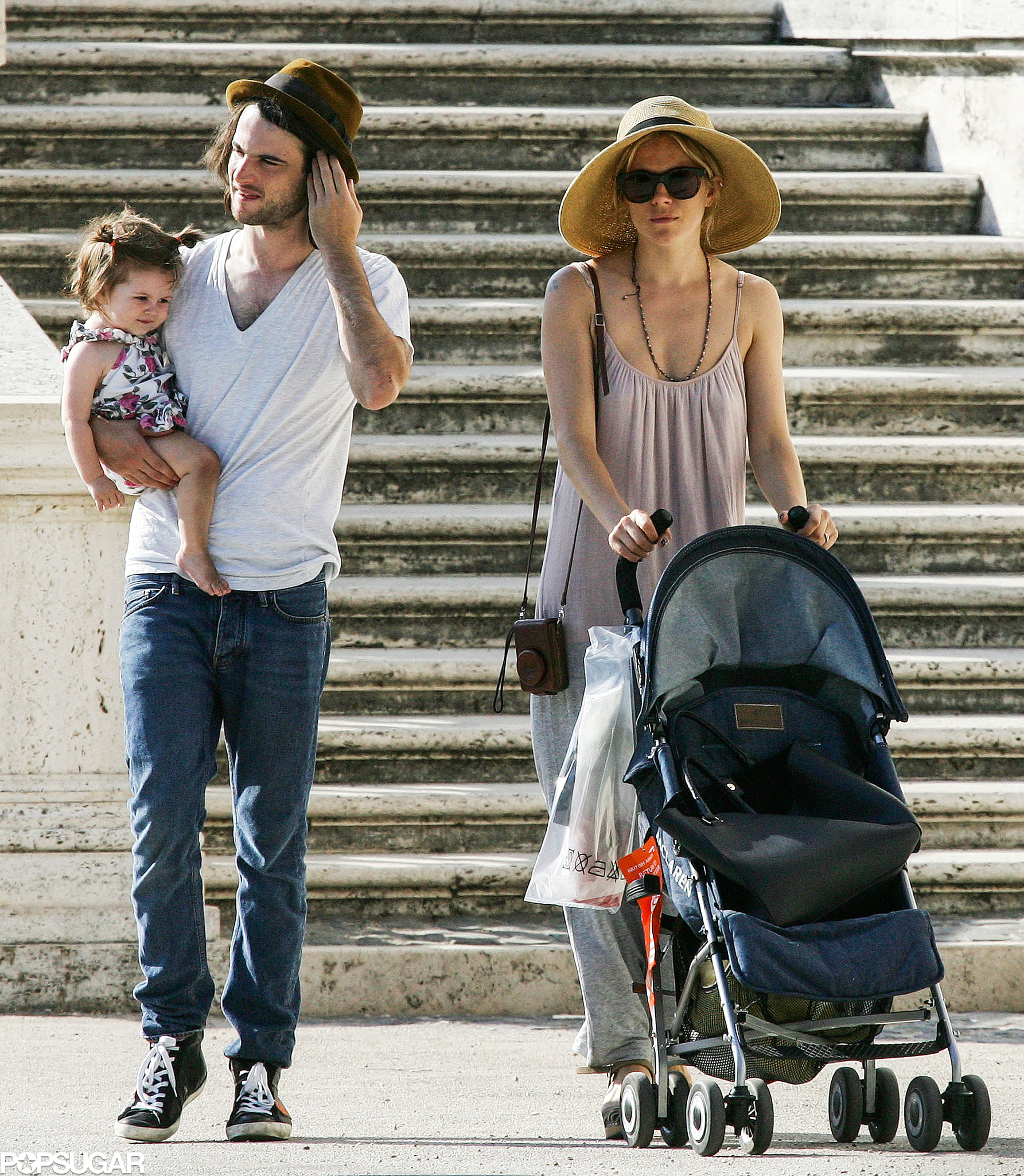 Sienna Miller and Tom Sturridge took their daughter, Marlowe, for a ...