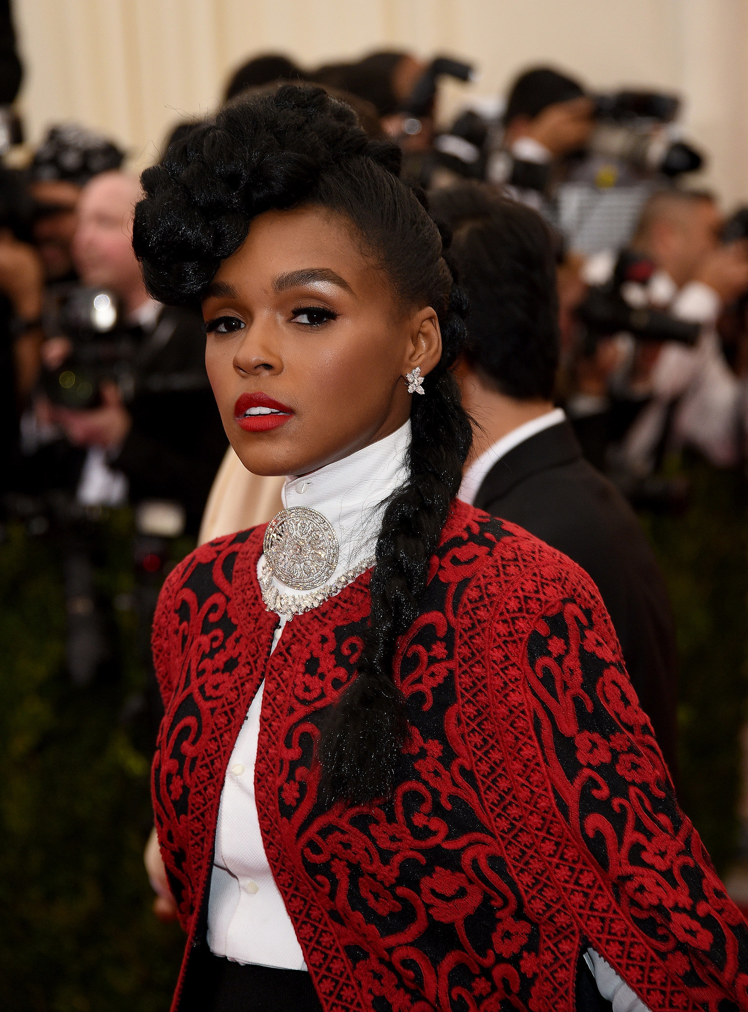 Janelle Monae | Stunning Beauty Looks From the 2014 Met Gala | POPSUGAR ...