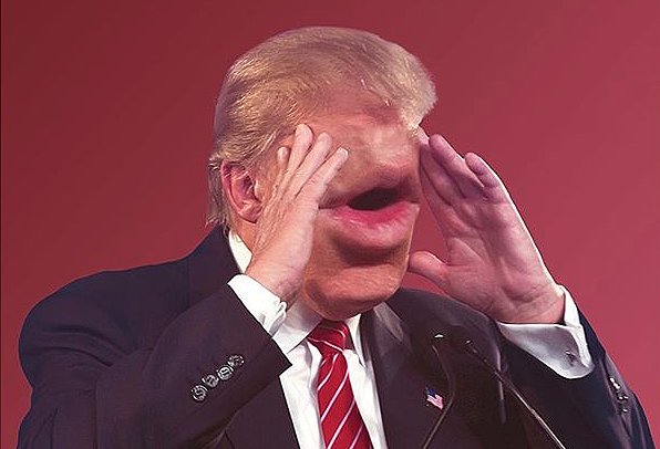 Funny Pictures of Donald Trump's Mouth as His Face | POPSUGAR News