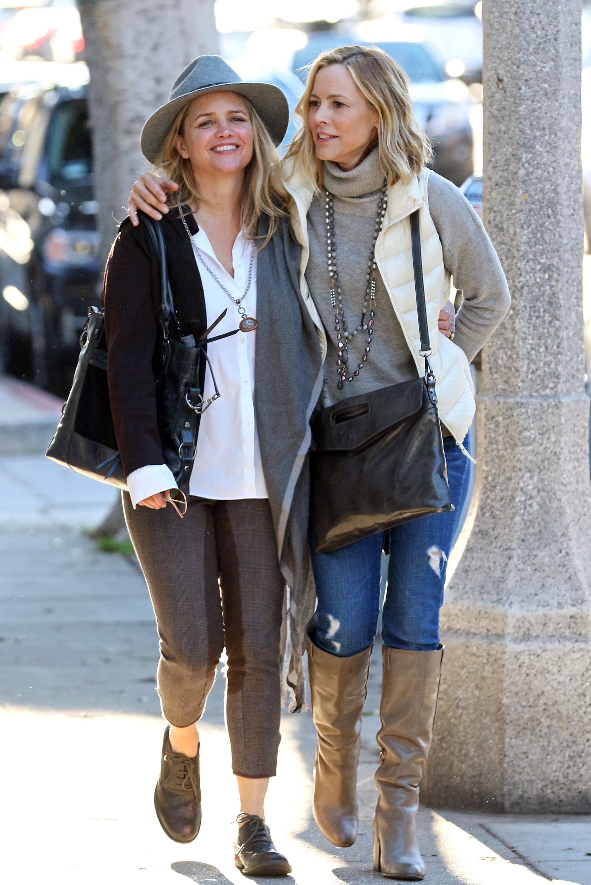 Maria Bello and Clare Munn got cute in LA on Tuesday. | Can't-Miss ...