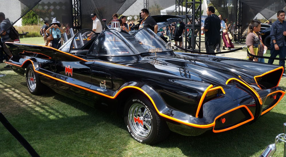 Hot-rod Batmobile from the 1960s Batman TV series. | All the Batmobiles ...