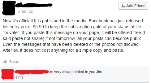 Facebook Security Hoax | POPSUGAR Tech