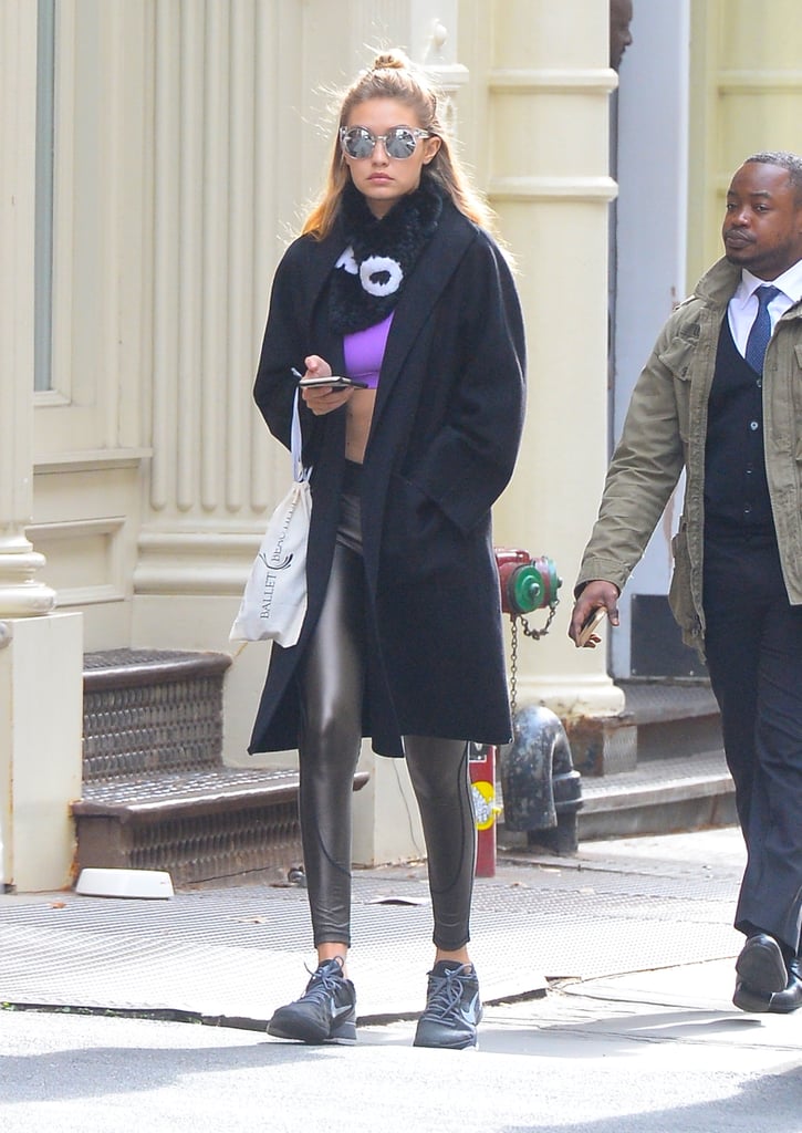 Gigi Hadid Workout Outfits | POPSUGAR Fitness