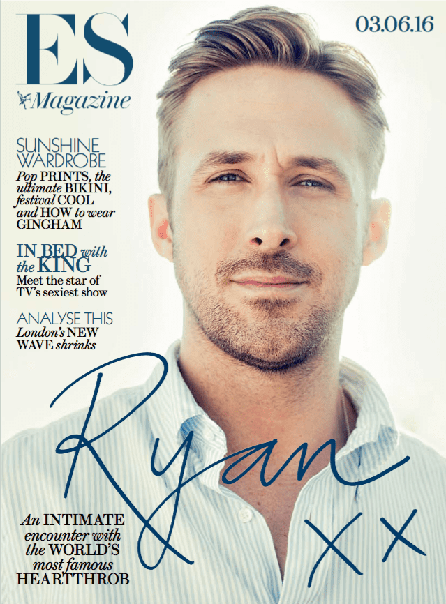 Ryan Gosling ES Magazine Interview June 2016 | POPSUGAR Celebrity