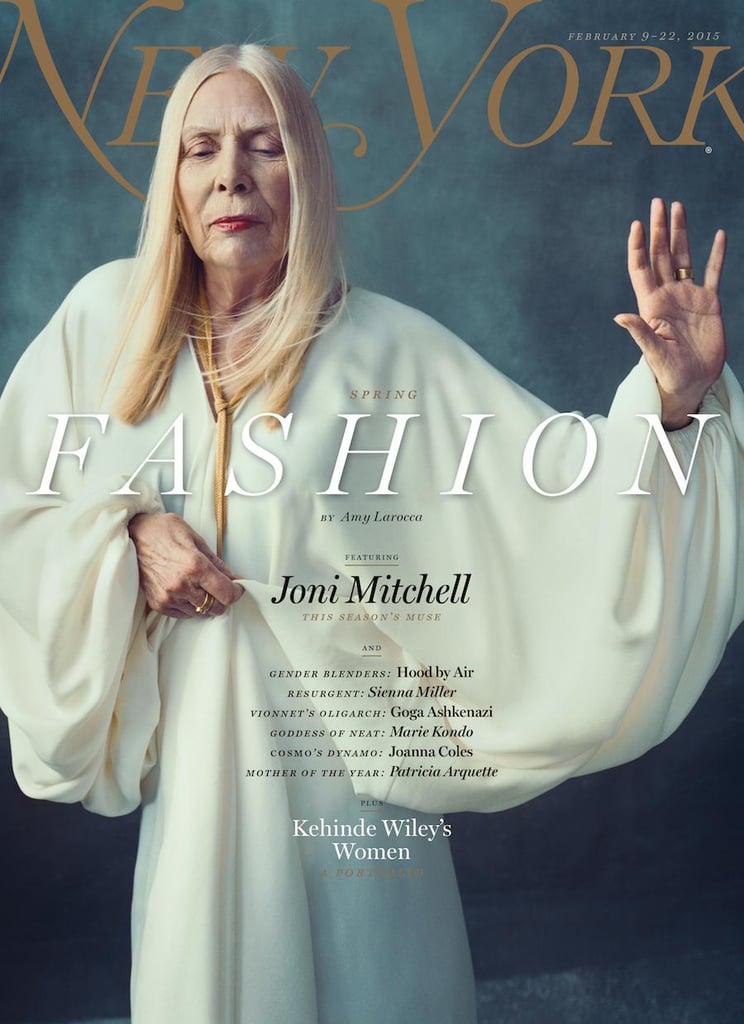 Joni Mitchell on New York Magazine Spring Fashion Issue 2015 | POPSUGAR ...